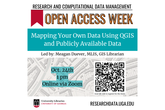 Mapping your own data using QGIS and publicly available data | UGA Libraries